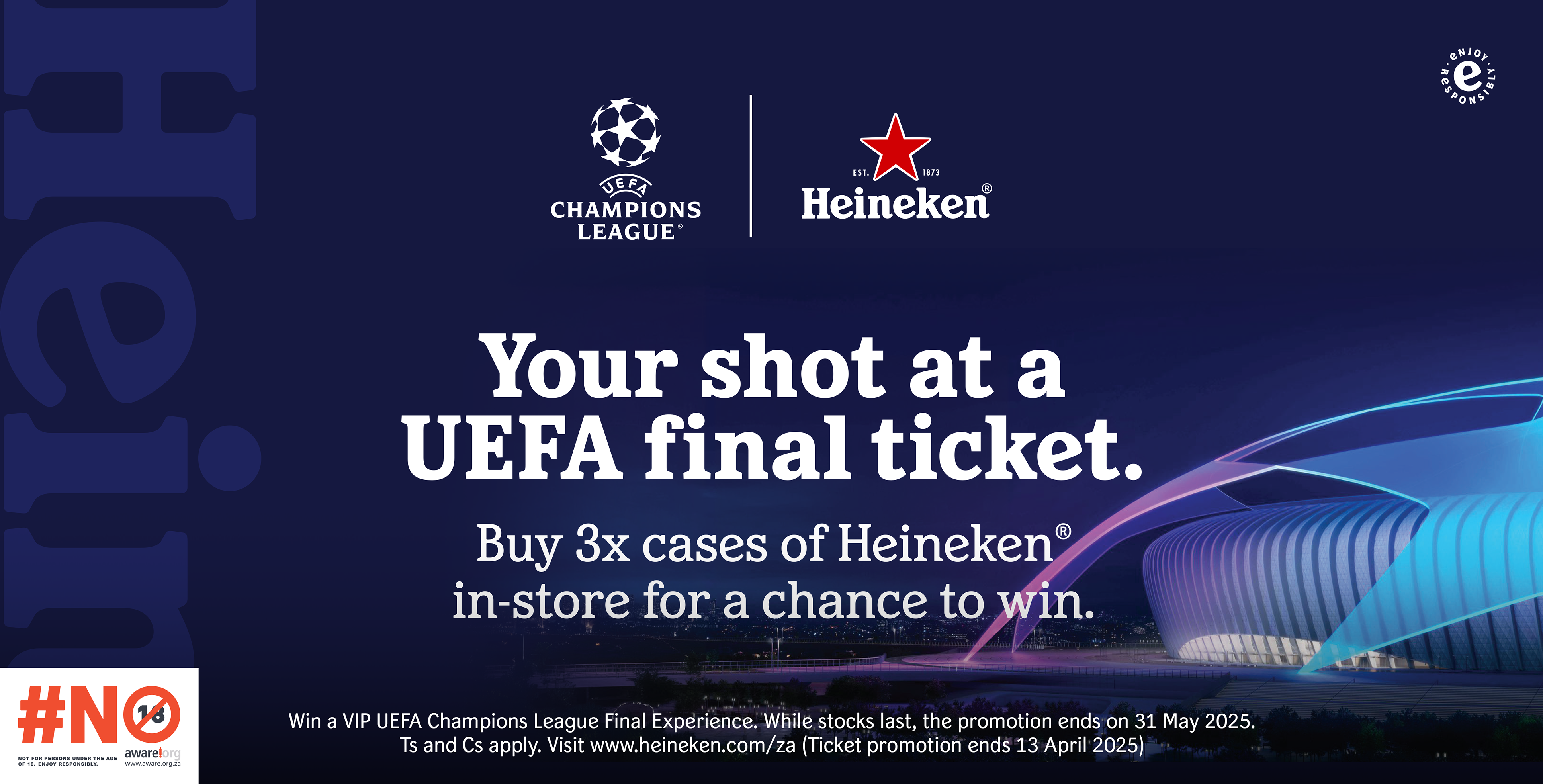 Win a VIP UEFA Champions League Final Experience with Heineken!